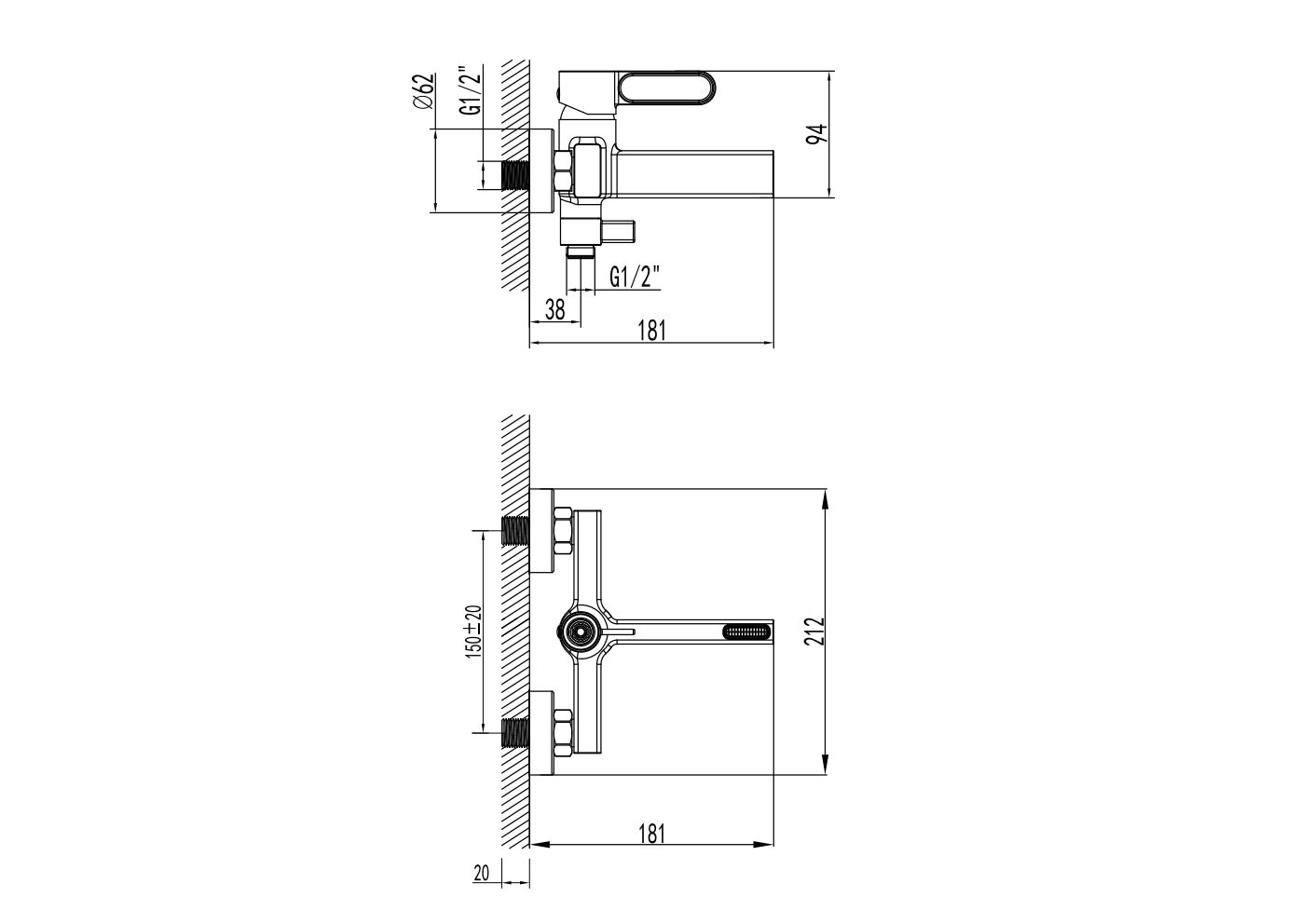 סוללת אמבטיה שחור כולל צינור ומזלף סדרת שוהם - 48010 מדגל | מבצעים | קורצקי